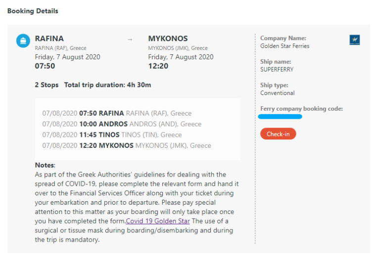 Golden Star Ferries Check-In Process | Ferryscanner