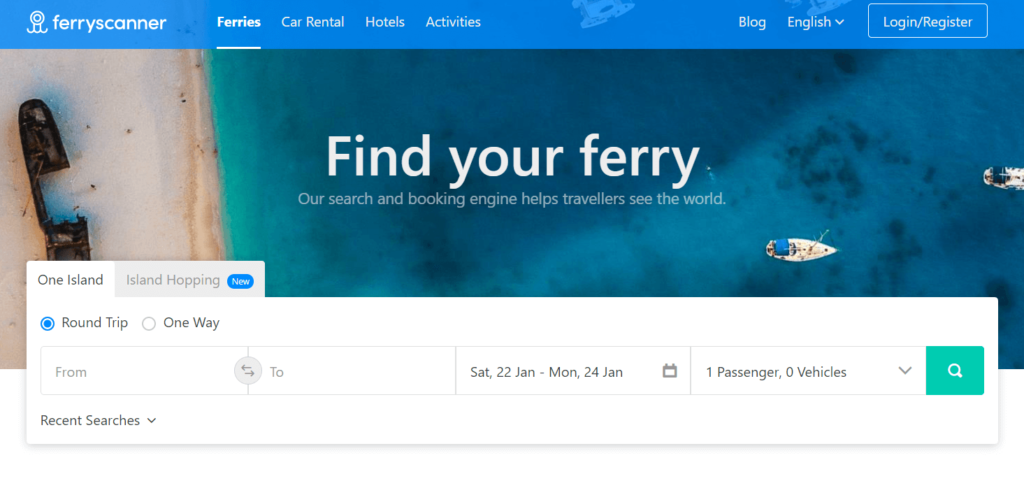 Launch Of New User Accounts Feature | Ferryscanner